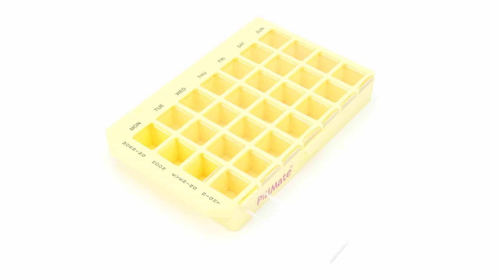 Large Multi-Dose Weekly Pill Box Dispenser - Shantys PillMate