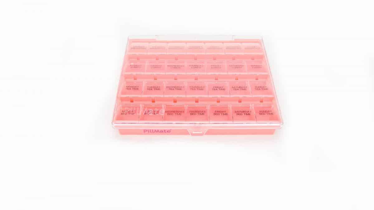 Weekly Pillbox Organiser With Extra Large Dose Compartments - Shantys ...