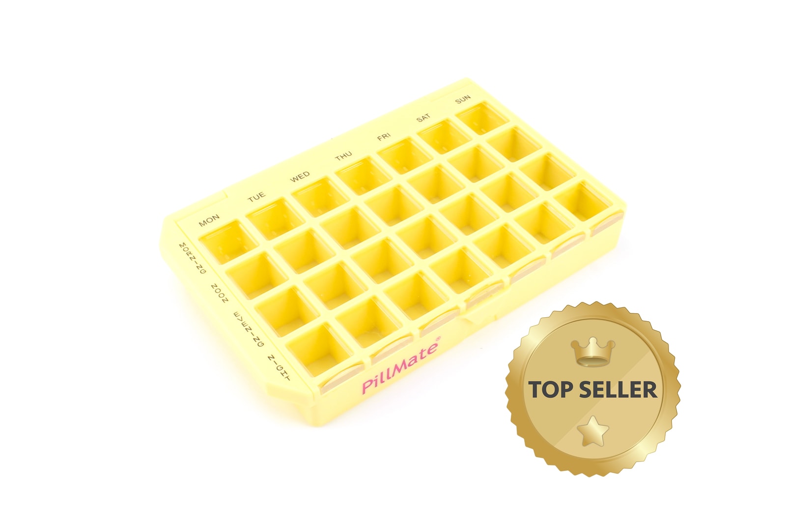 Large Multi-Dose Weekly Pill Box Dispenser - Shantys PillMate