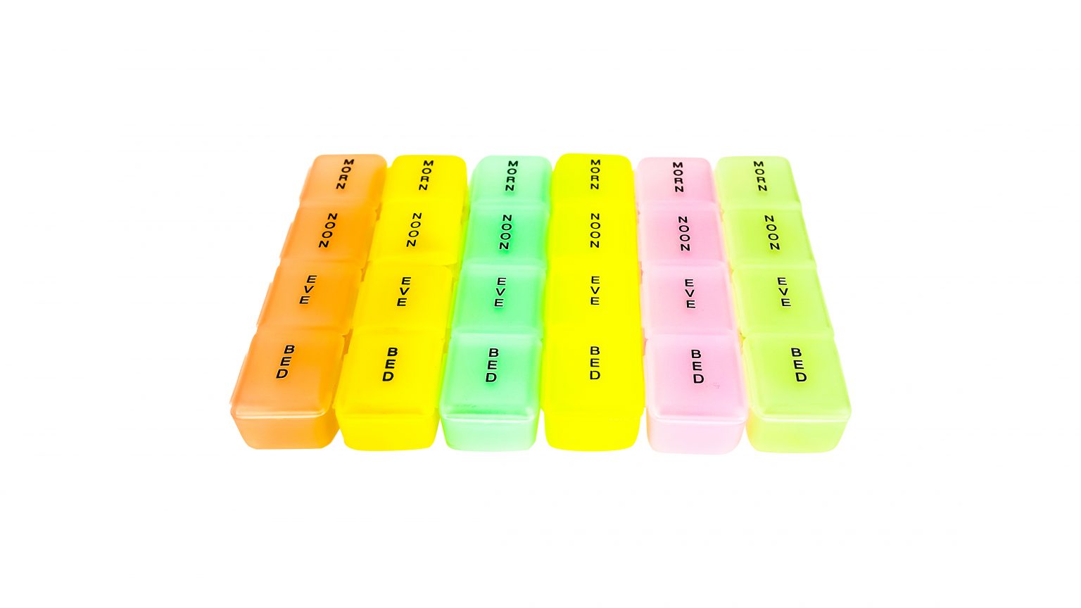 Day Travel Pill Box - Small Easy To Carry Daily Pill Box Dispenser With ...