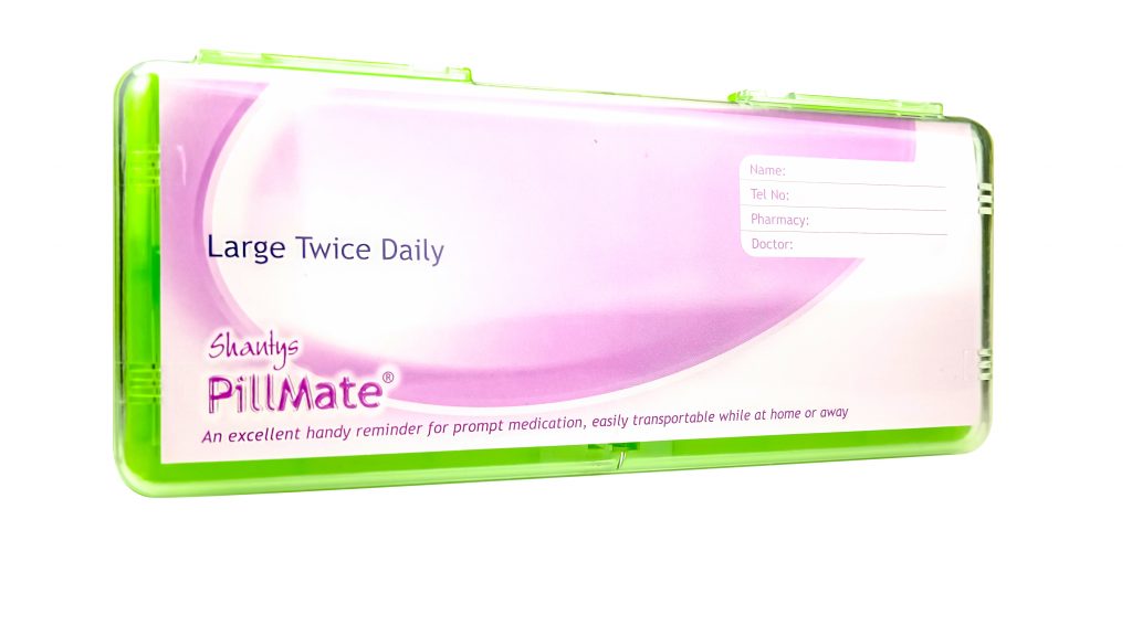 Large Size Twice Daily Pill Box Weekly Organiser - Day and Night Doses ...