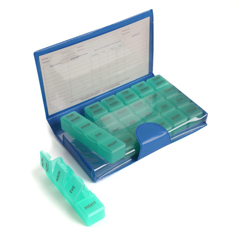 Flexible Use Pill Box, Daily Dose Weekly Dispenser. Travel or Home ...