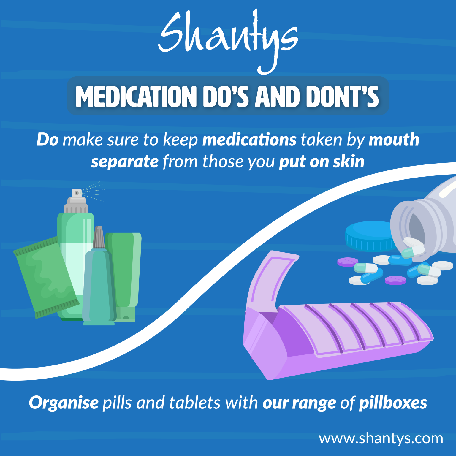 Medication Do’s and Don’ts: Do Keep Medications Taken by Mouth Separate ...
